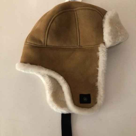 UGG | Accessories | Ugg Genuine Shearling Suede Trapper Hat Aviator ...